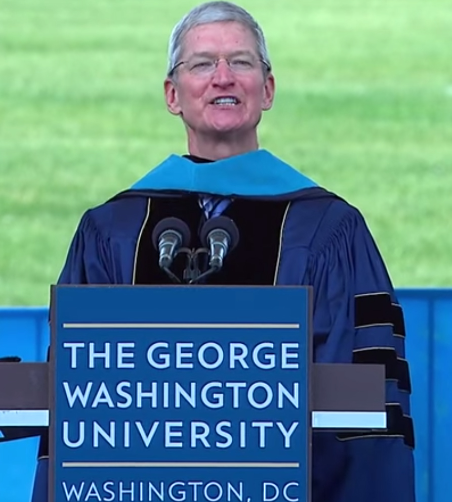 庫克勉勵畢業生：世界需要你的能量和熱情 - EJ Tech