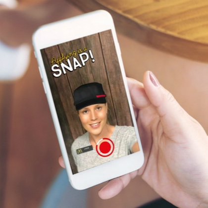 澳洲麥當勞Snapchat招聘創先河 - EJ Tech