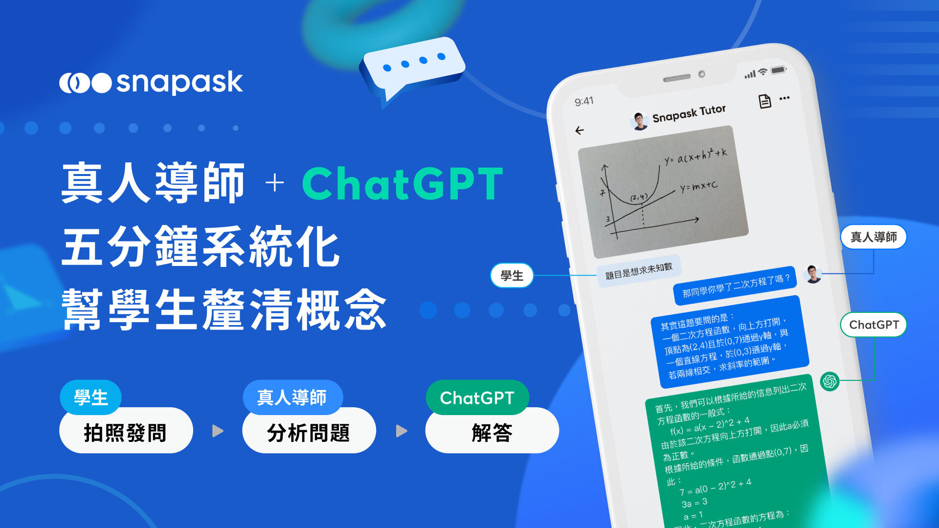 Snapask引進ChatGPT答學生提問 - EJ Tech