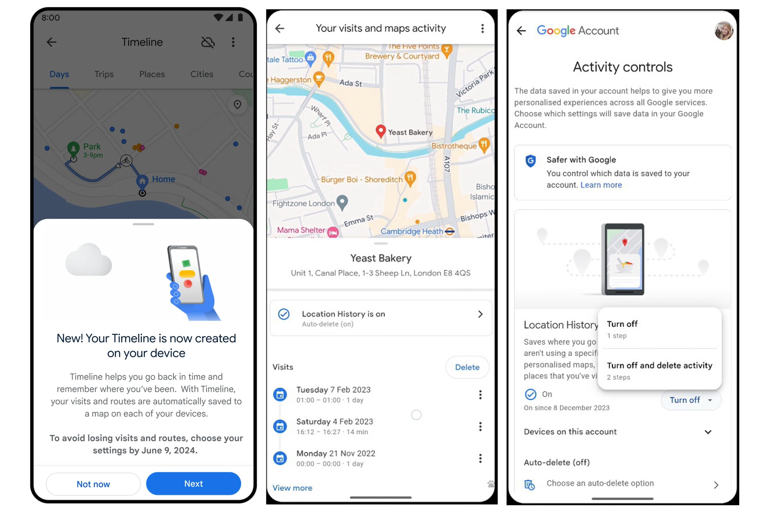 私隱保護｜Google Maps Timeline12月起不上雲端 - EJ Tech