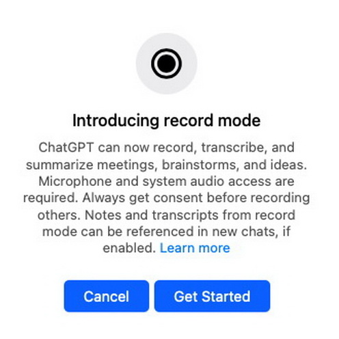 ChatGPT新功能｜增錄音功能 長達2小時 - EJ Tech
