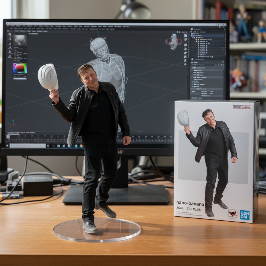AI手辦圖｜免費生成手辦模型圖大熱 - EJ Tech