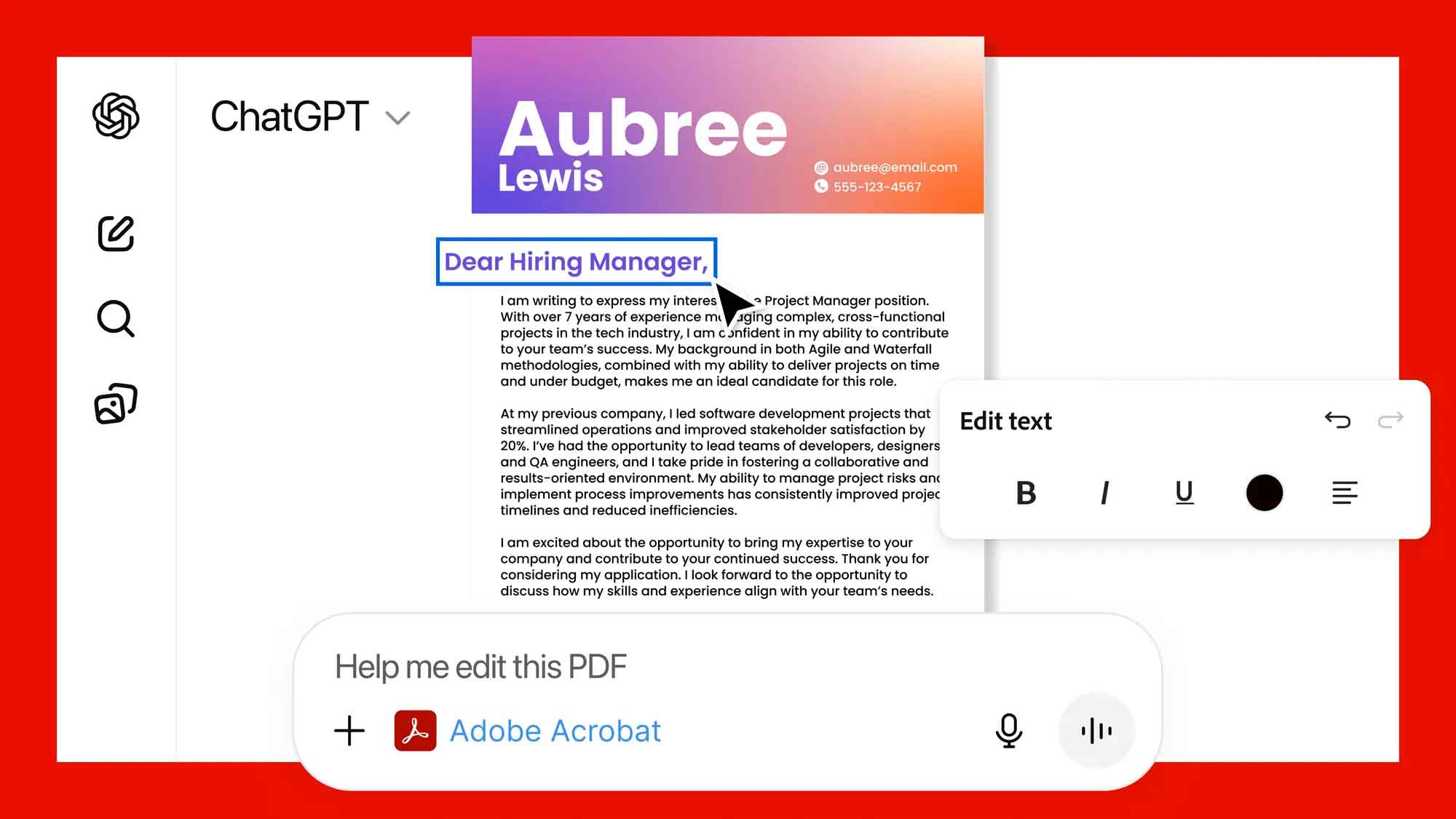 GPT接入Adobe｜指引用戶執相 - EJ Tech